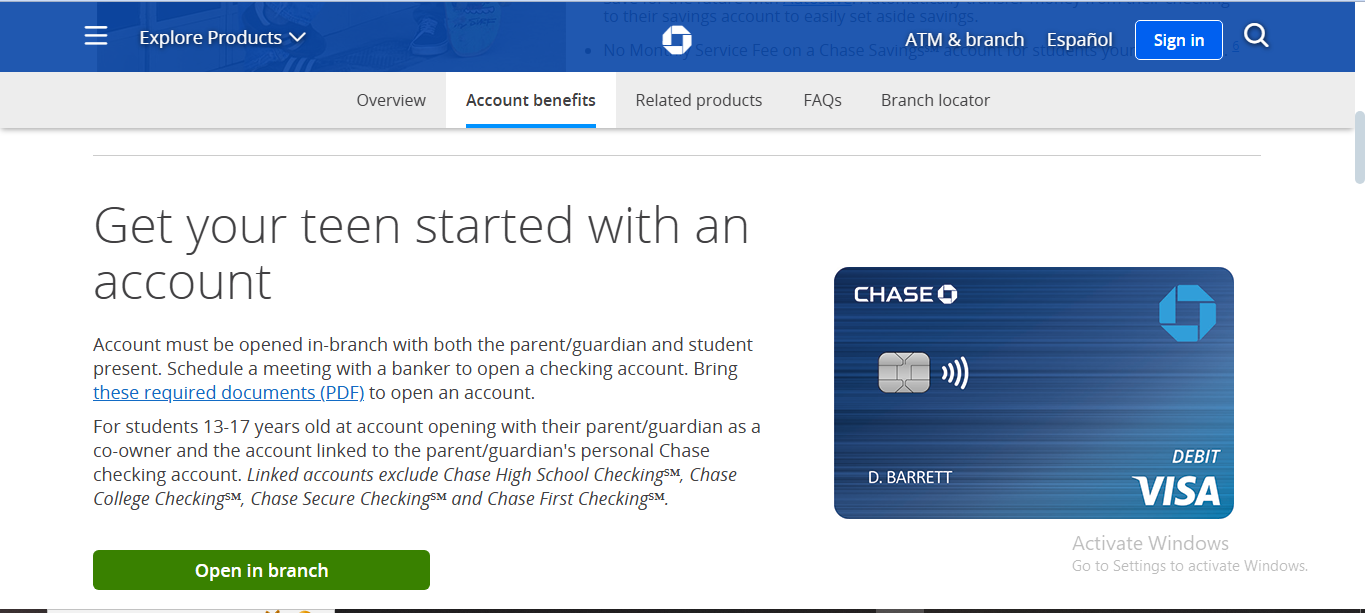 Chase High School Checking Bonus (2025): Get $100 Sign Up Bonus Coupon